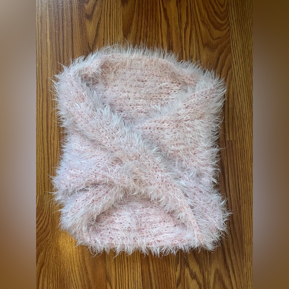 Betsey Johnson | Tops | Betsey Johnson Fuzzy Pink Tube Top | Poshmark